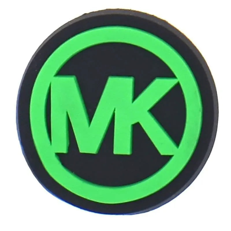 Mk Round Badge Green Shoe Charm – The Shoe Charm Shop