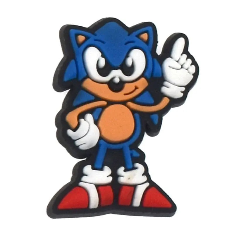 Sonic Standing Finger Up Shoe Charm – The Shoe Charm Shop