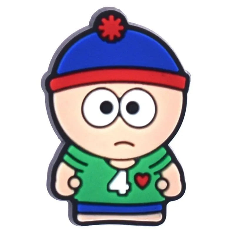 South Park Stan Mash Wearing Soccer Shirt Shoe Charm – The Shoe Charm Shop