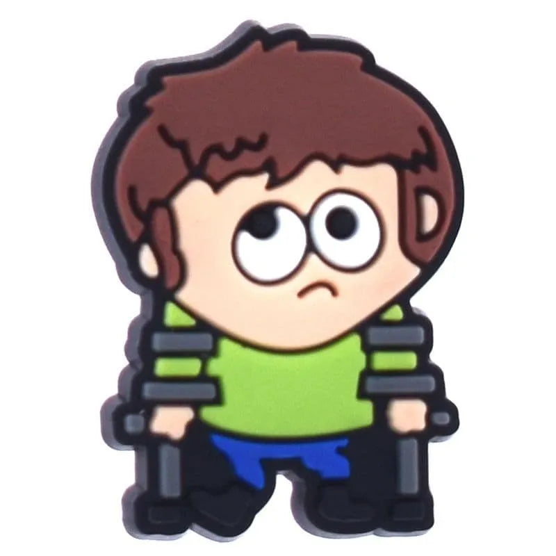 South Park Jimmy Valmer On Crutches Shoe Charm – The Shoe Charm Shop