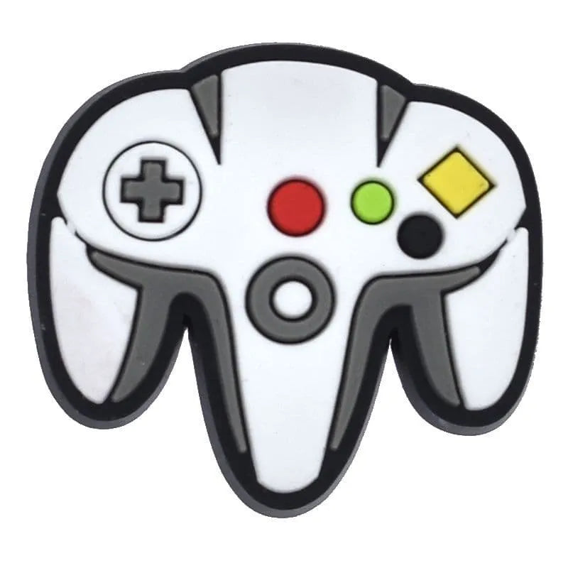 Nintendo N64 Controller White Gaming Shoe Charm – The Shoe Charm Shop